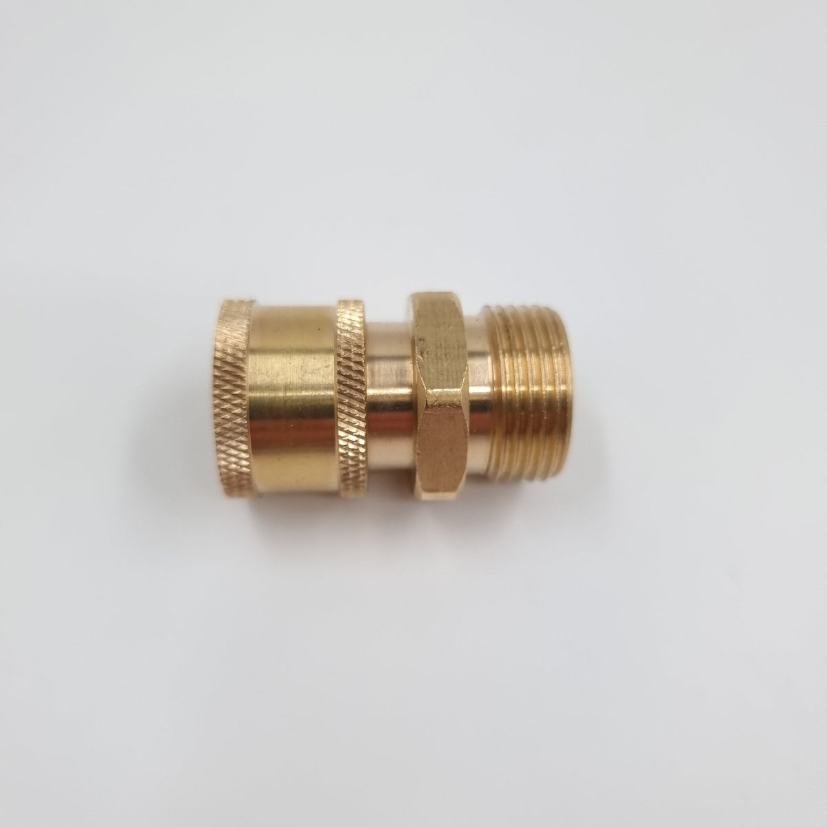 Brass Quick Connect Fitting - Adapter to add quick release. M22-14mm a ...