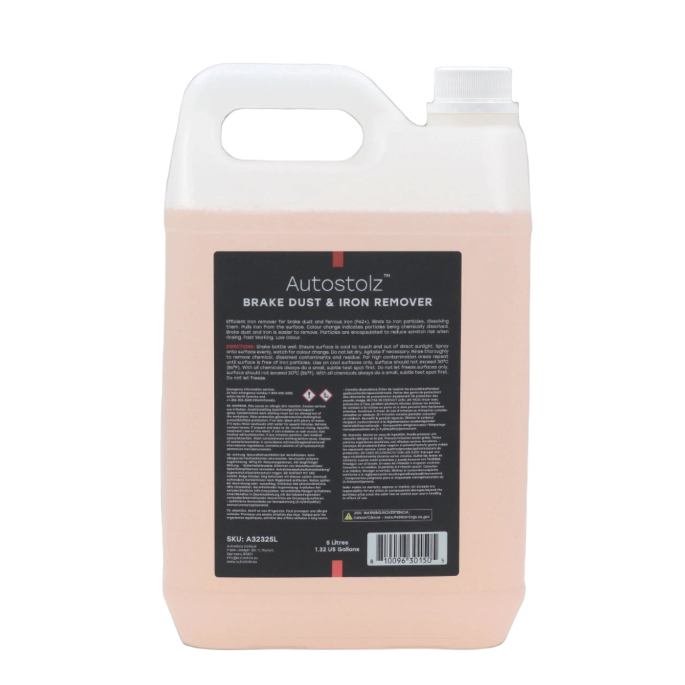 Autostolz Brake Dust & Iron Remover (5 Litre) Detailer Pack — Lovecars